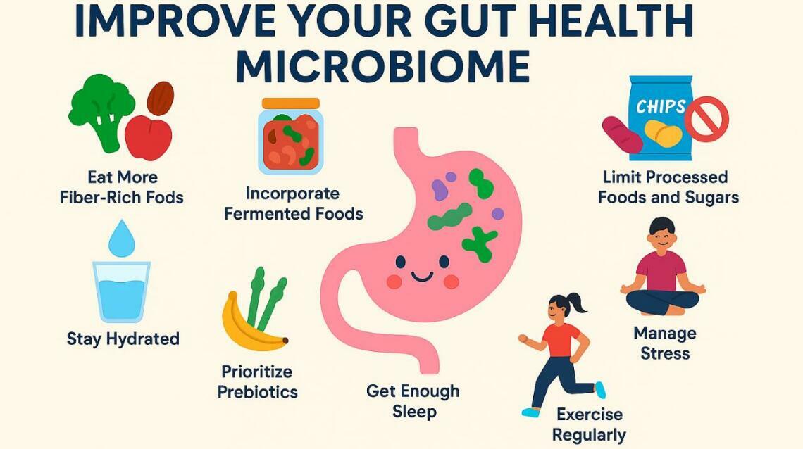 8 Proven Ways to Improve Your Gut Health Microbiome