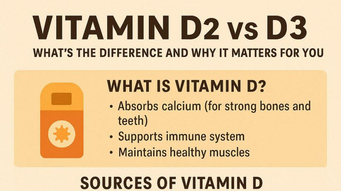Vitamin D2 vs D3: What’s the Difference and Why It Matters for You