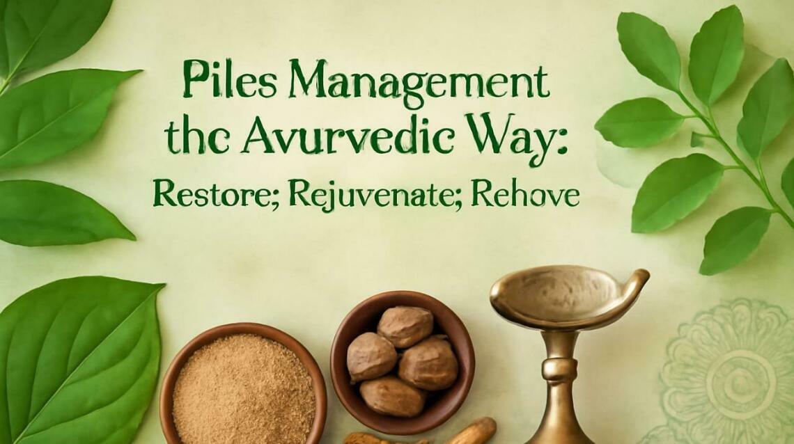 Piles Management the Ayurvedic Way: Restore, Rejuvenate, Relieve