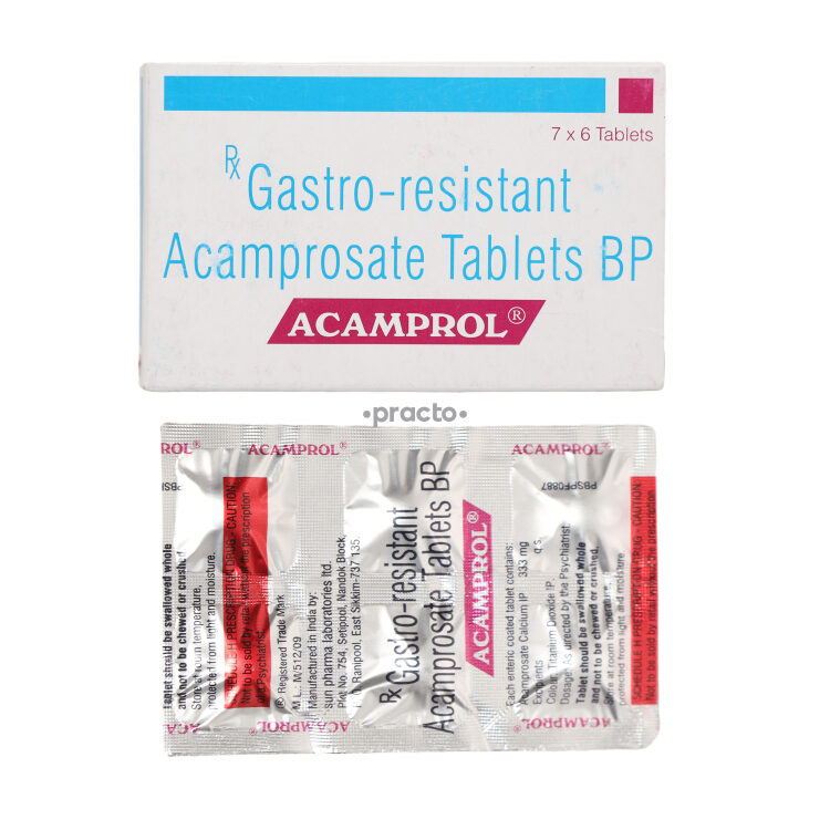 Acamprol Tablet - Uses, Dosage, Side Effects, Price, Composition | Practo