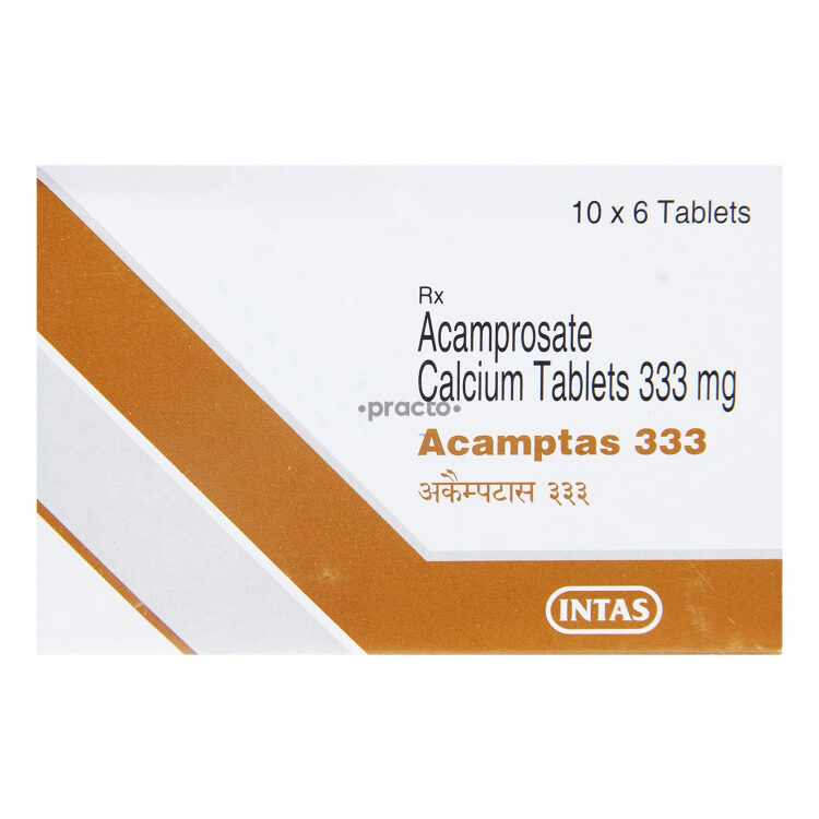 Acamptas 333 Tablet - Uses, Dosage, Side Effects, Price, Composition ...