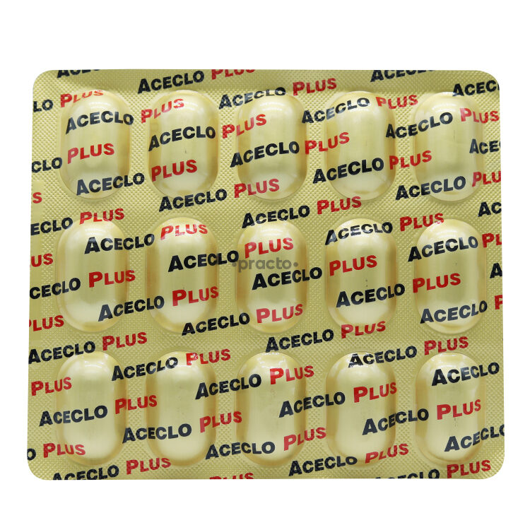 Aceclo Plus (500/100 mg) Tablet - Uses, Dosage, Side Effects, Price ...