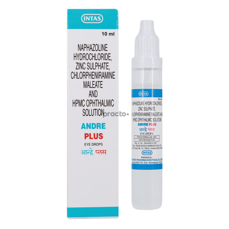 Andre Plus Eye Drops - Uses, Dosage, Side Effects, Price, Composition ...
