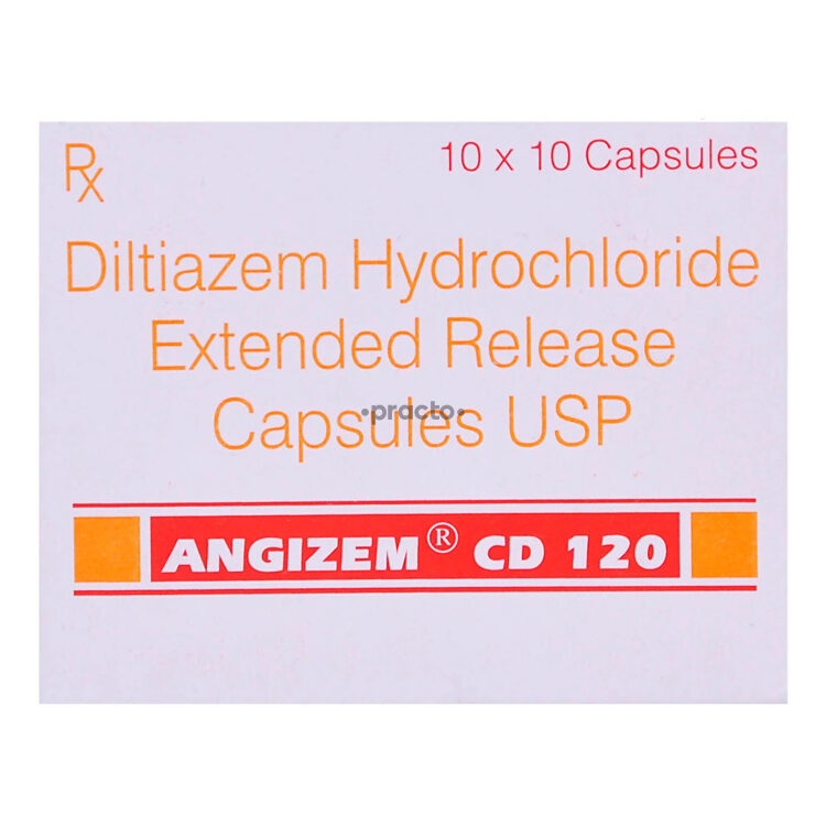Angizem Cd 120 MG Capsule - Uses, Dosage, Side Effects, Price ...