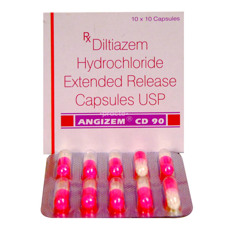 Angizem Cd 90 MG Capsule - Uses, Dosage, Side Effects, Price ...