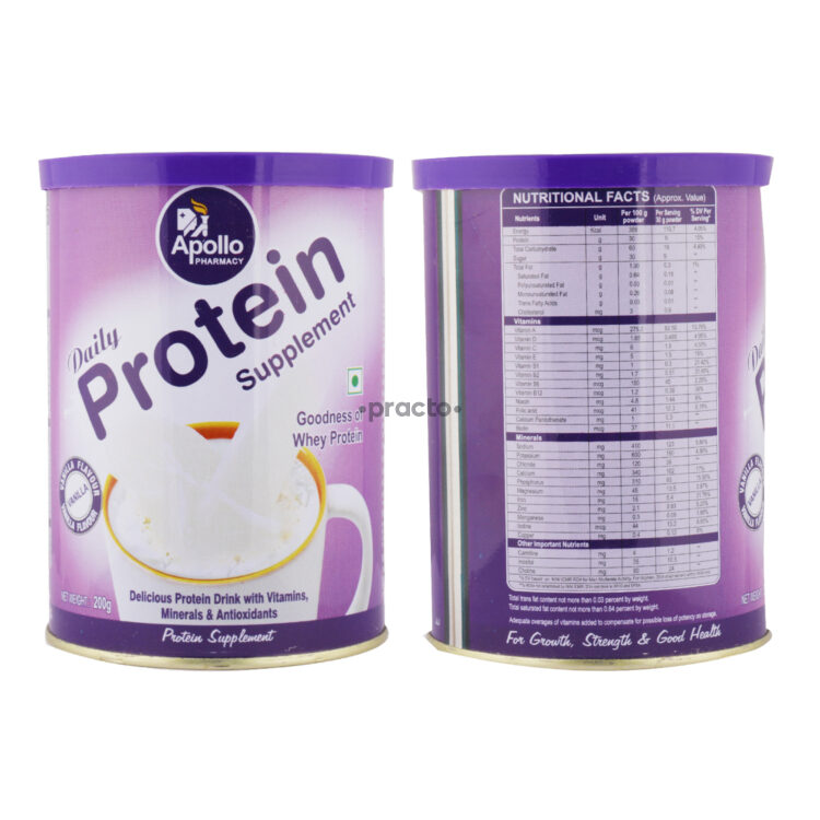 Apollo Pharmacy Apollo Pharmacy Daily Protein Supplement Vanilla ...