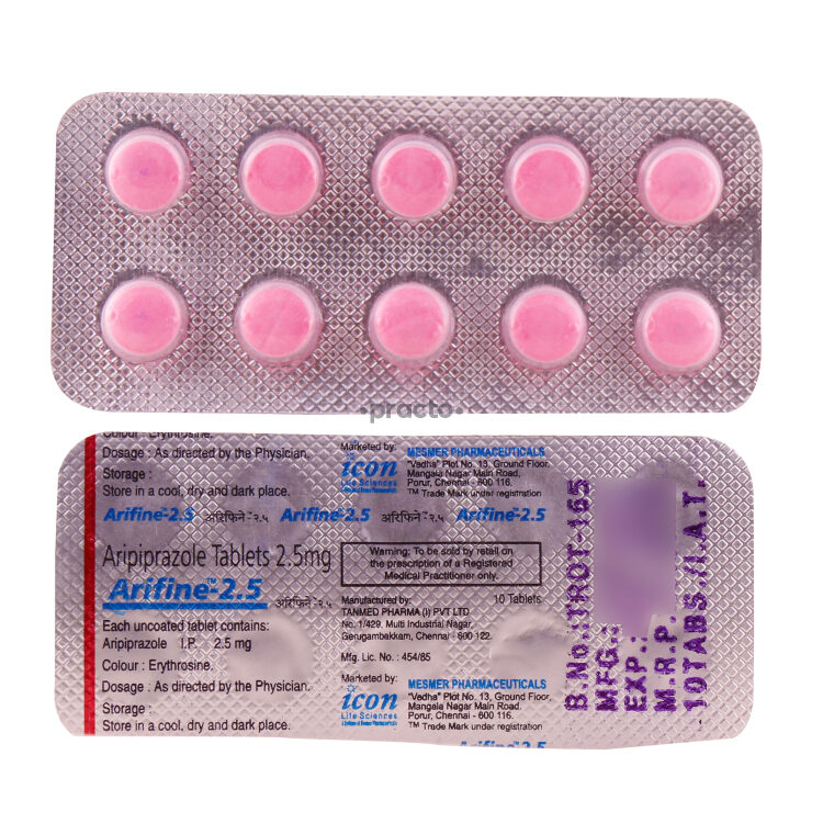 Arifine 2.5 MG Tablet - Uses, Dosage, Side Effects, Price, Composition ...