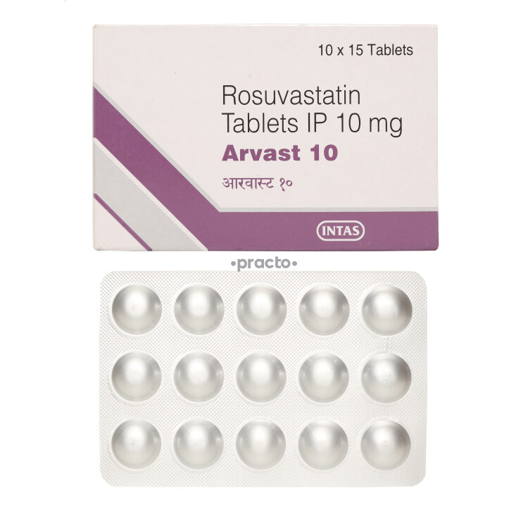 Arvast 10 MG Tablet - Uses, Dosage, Side Effects, Price, Composition ...