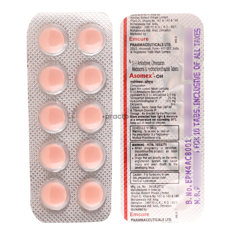 Asomex-OH Tablet - Uses, Dosage, Side Effects, Price, Composition | Practo