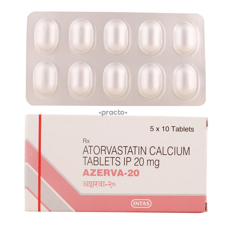 Azerva 20 MG Tablet - Uses, Dosage, Side Effects, Price, Composition ...