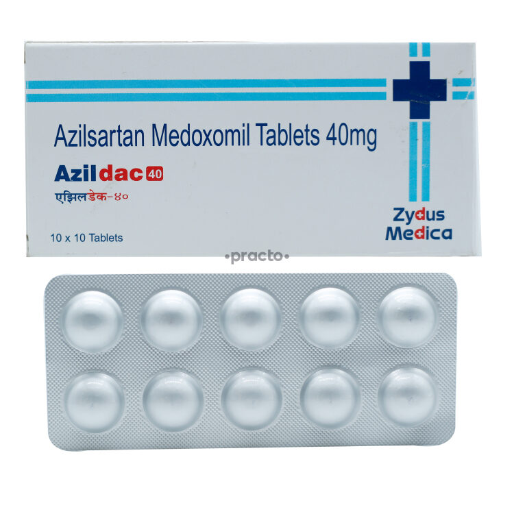 Azildac 40 mg Tablet - Uses, Dosage, Side Effects, Price, Composition ...