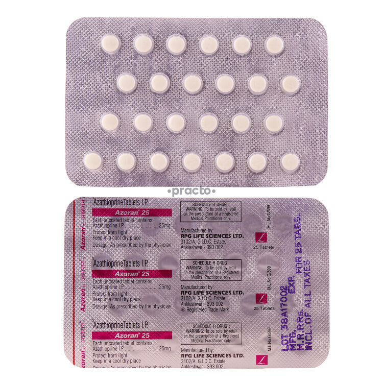 Azoran 25 MG Tablet - Uses, Dosage, Side Effects, Price, Composition ...