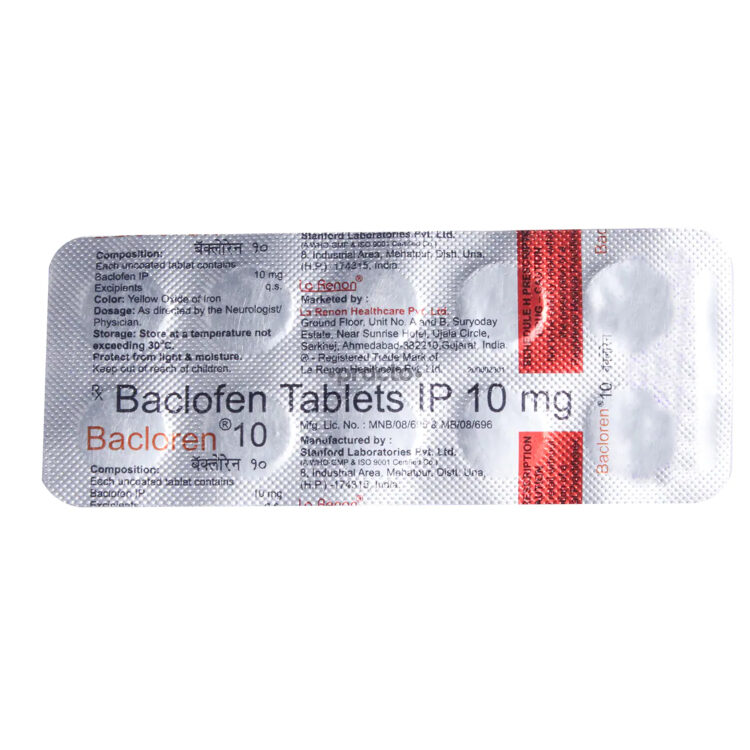 Bacloren 10 mg Tablet - Uses, Dosage, Side Effects, Price, Composition ...