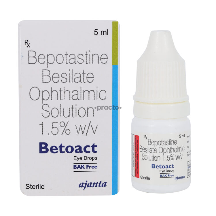 Betoact Eye Drops - Uses, Dosage, Side Effects, Price, Composition | Practo