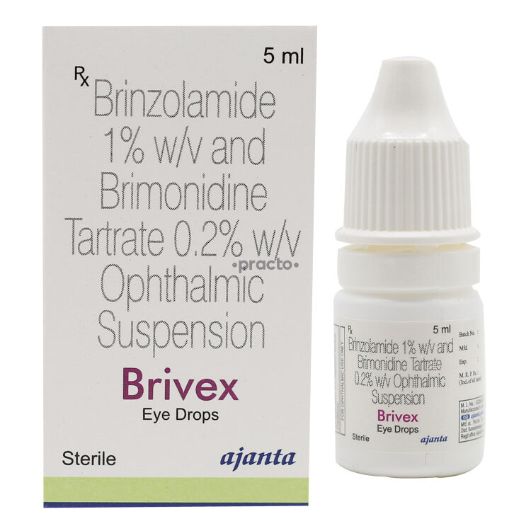 BRIVEX EYE DROPS - Uses, Dosage, Side Effects, Price, Composition | Practo