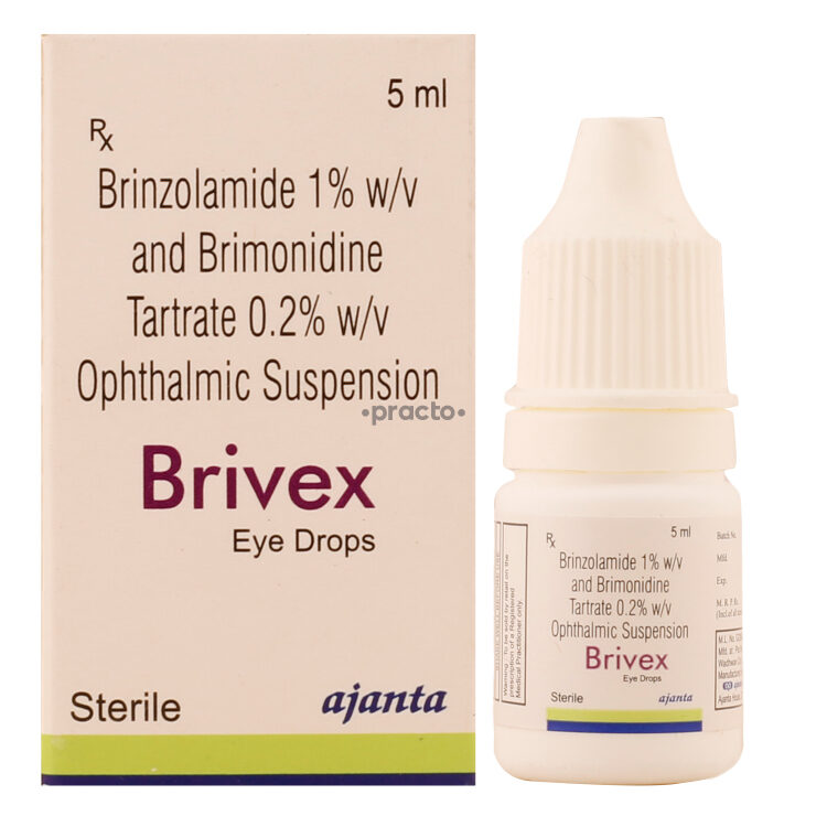 BRIVEX EYE DROPS - Uses, Dosage, Side Effects, Price, Composition | Practo