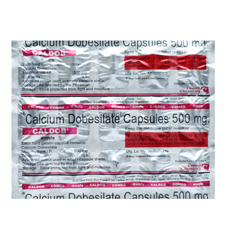 Caldob 500 mg Capsule - Uses, Dosage, Side Effects, Price, Composition ...