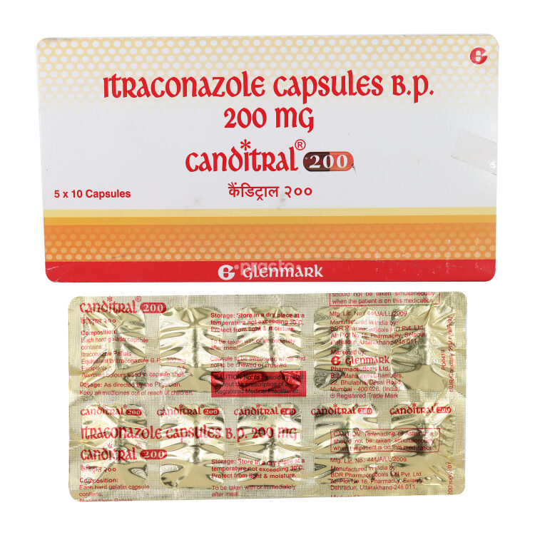 Canditral 200 MG Capsule - Uses, Dosage, Side Effects, Price ...