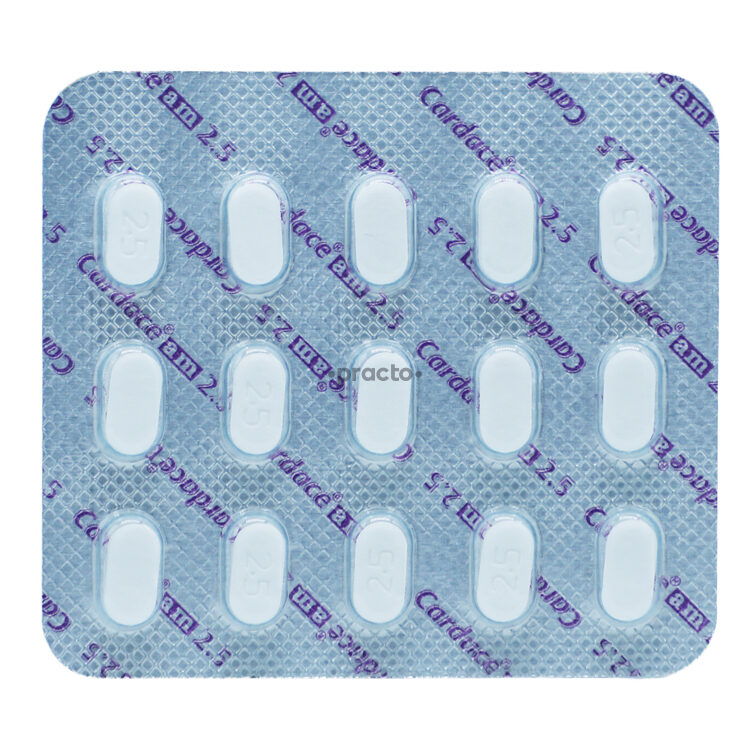 Cardace AM 2.5 Tablet - Uses, Dosage, Side Effects, Price, Composition ...