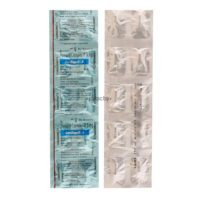 Cardiopril 5 MG Capsule - Uses, Dosage, Side Effects, Price ...