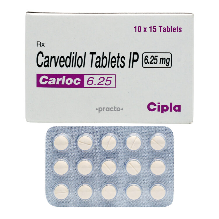 Carloc 6.25 MG Tablet - Uses, Dosage, Side Effects, Price, Composition ...