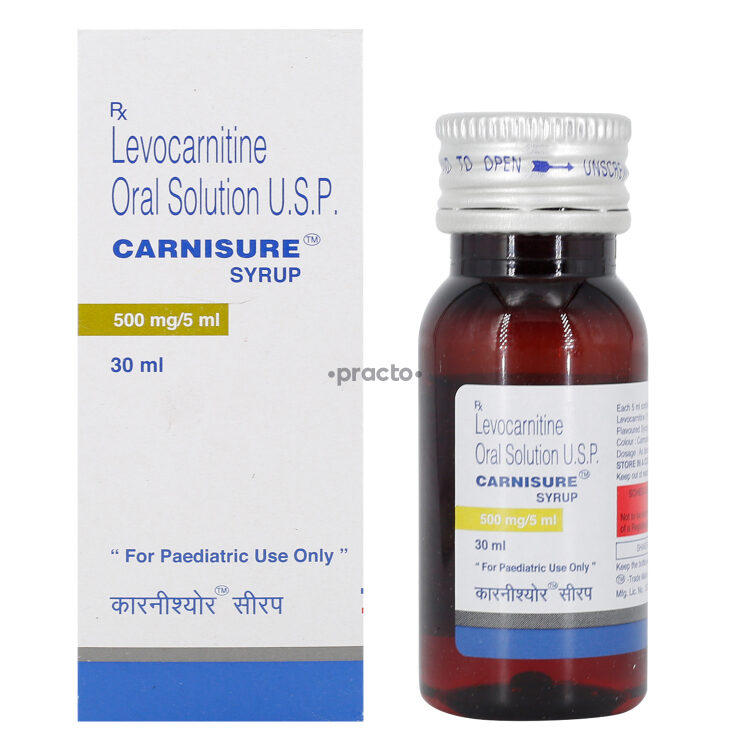 Carnisure 500 mg Syrup - Uses, Dosage, Side Effects, Price, Composition ...