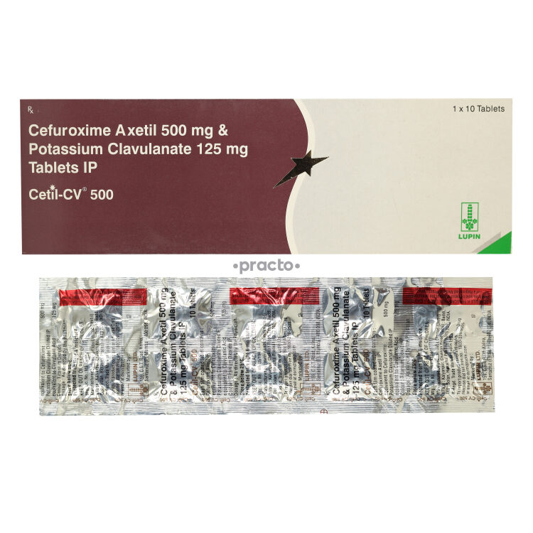 Cetil-CV 500 Tablet - Uses, Dosage, Side Effects, Price, Composition ...