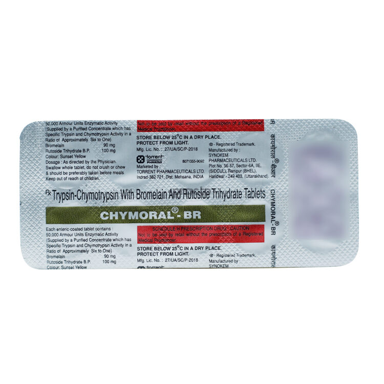 Chymoral BR Tablet - Uses, Dosage, Side Effects, Price, Composition ...