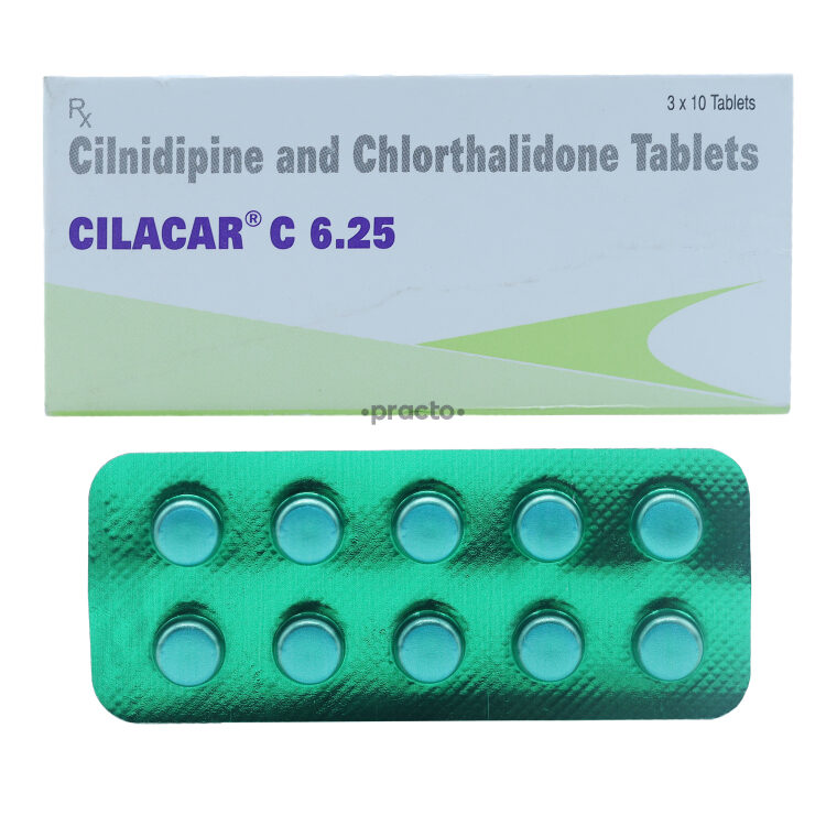 Cilacar C 6.25 Tablet - Uses, Dosage, Side Effects, Price, Composition | Practo