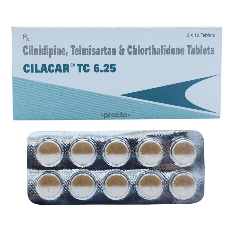 Cilacar TC 6.25 Tablet - Uses, Dosage, Side Effects, Price, Composition | Practo