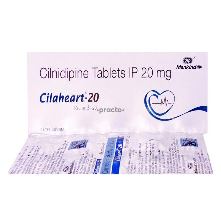 Cilaheart 20 MG Tablet - Uses, Dosage, Side Effects, Price, Composition | Practo