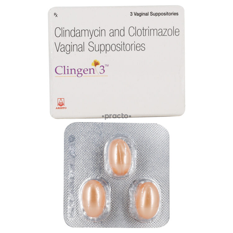 Clingen 3 Vaginal Suppository - Uses, Dosage, Side Effects, Price, Composition | Practo