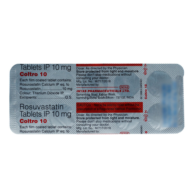 Coltro 10 MG Tablet - Uses, Dosage, Side Effects, Price, Composition ...