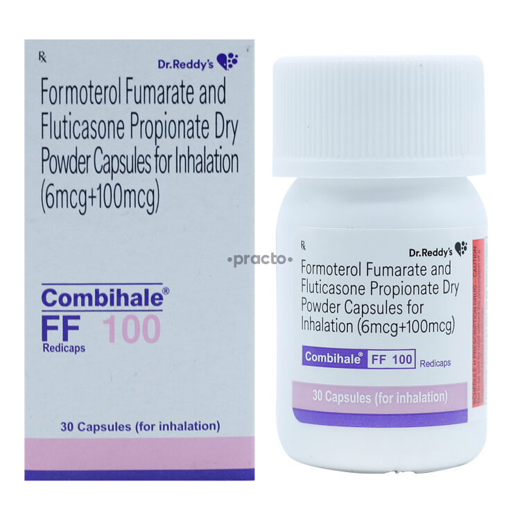 Combihale FF 100 Redicap - Uses, Dosage, Side Effects, Price ...