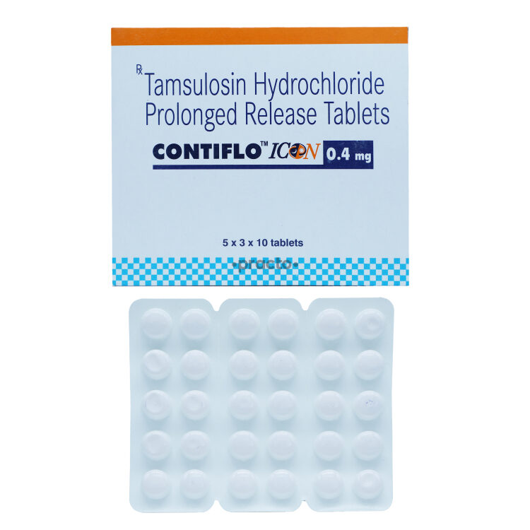 Contiflo Icon 0.4 mg Tablet - Uses, Dosage, Side Effects, Price, Composition | Practo