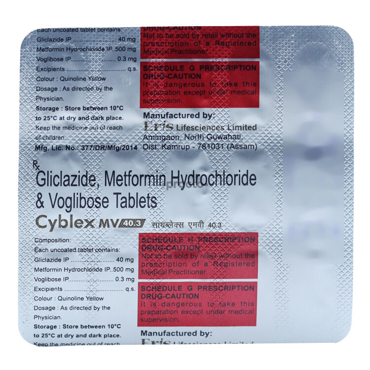 Cyblex MV 40.3 Tablet - Uses, Dosage, Side Effects, Price, Composition ...