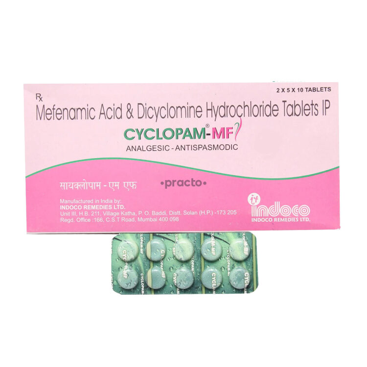 Cyclopam-MF Tablet - Uses, Dosage, Side Effects, Price, Composition ...