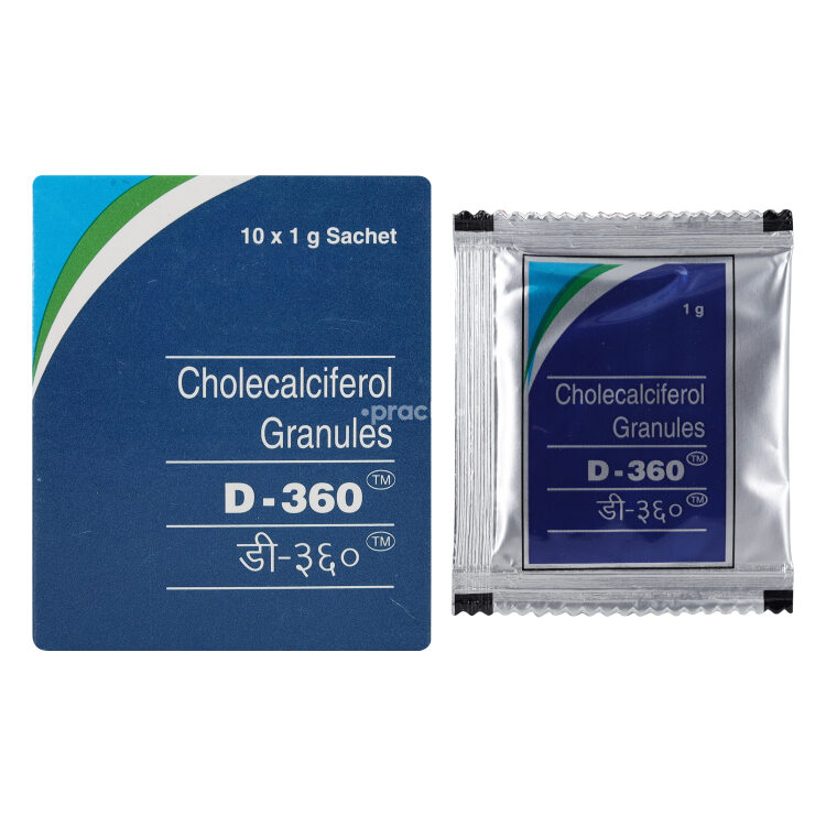 D 360 60000 IU Granules - Uses, Dosage, Side Effects, Price ...