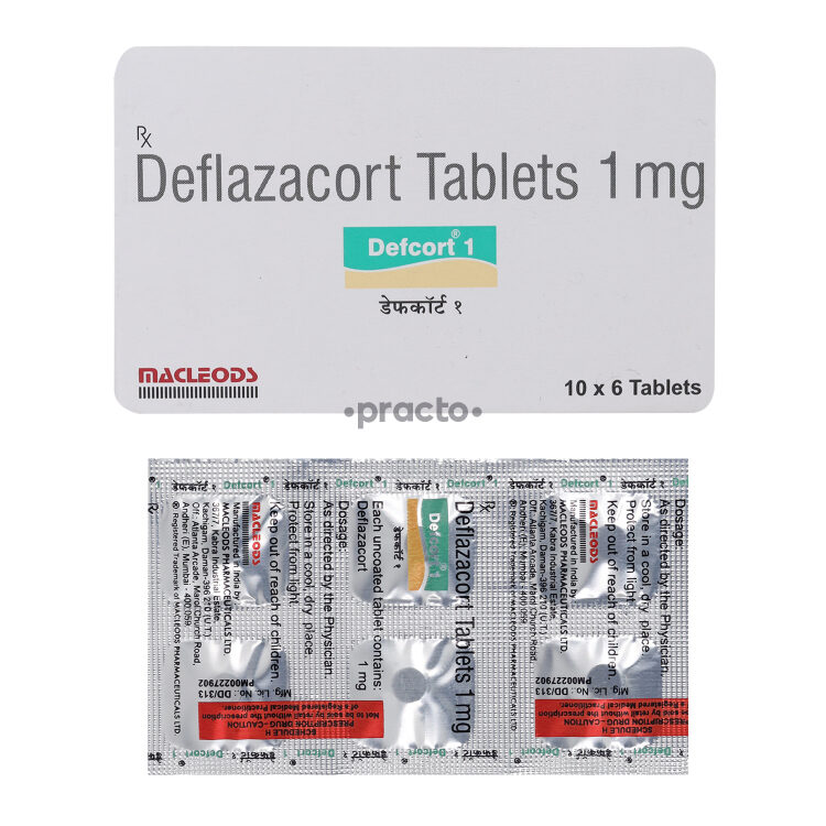 Defcort 1 MG Tablet - Uses, Dosage, Side Effects, Price, Composition ...