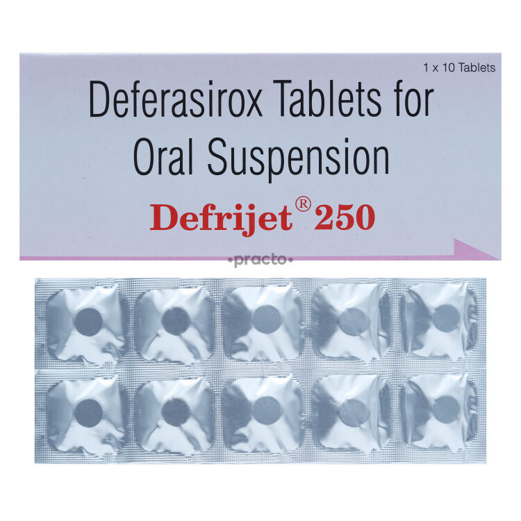 Defrijet 250 Tablet - Uses, Dosage, Side Effects, Price, Composition ...