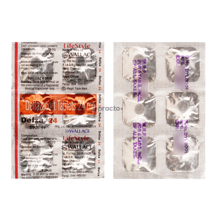 Defza 24 MG Tablet - Uses, Dosage, Side Effects, Price, Composition ...