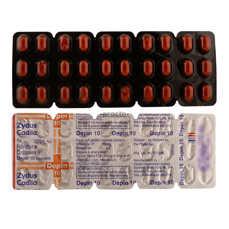 Depin 10 MG Capsule - Uses, Dosage, Side Effects, Price, Composition ...