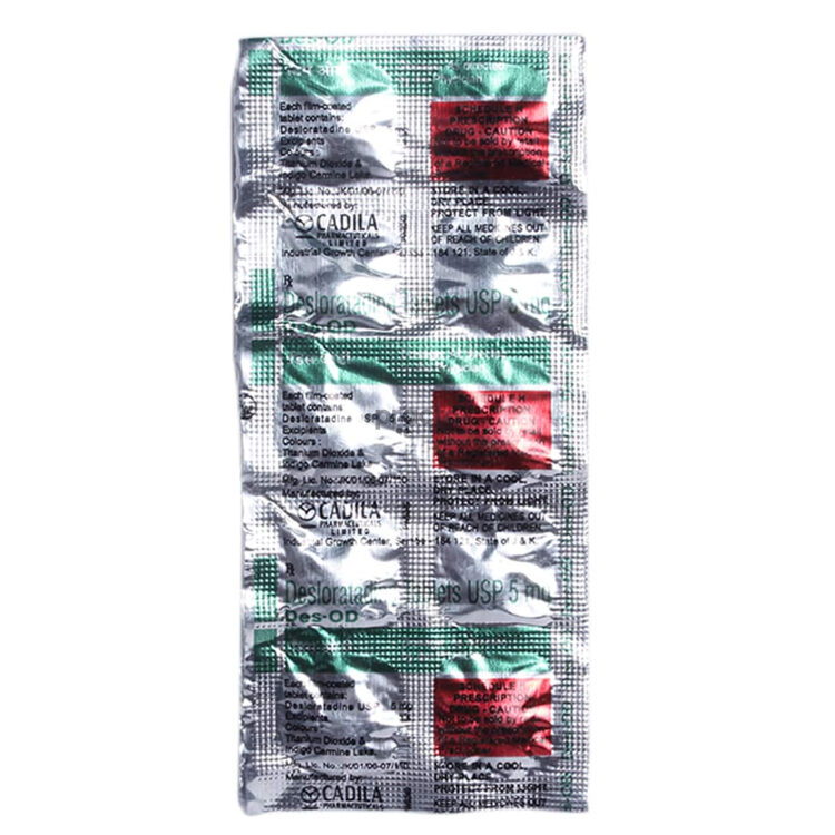 Des OD 5 mg Tablet - Uses, Dosage, Side Effects, Price, Composition ...