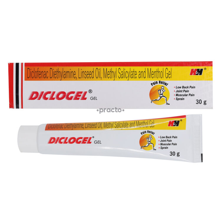 Diclogel Gel - Uses, Dosage, Side Effects, Price, Composition | Practo