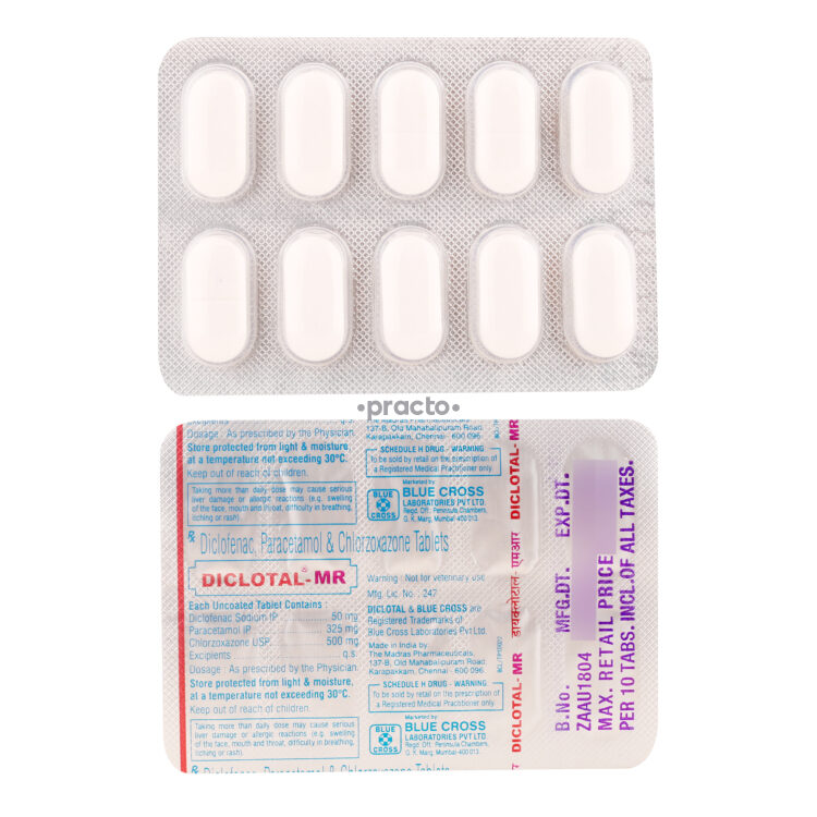 Diclotal-MR Tablet - Uses, Dosage, Side Effects, Price, Composition ...