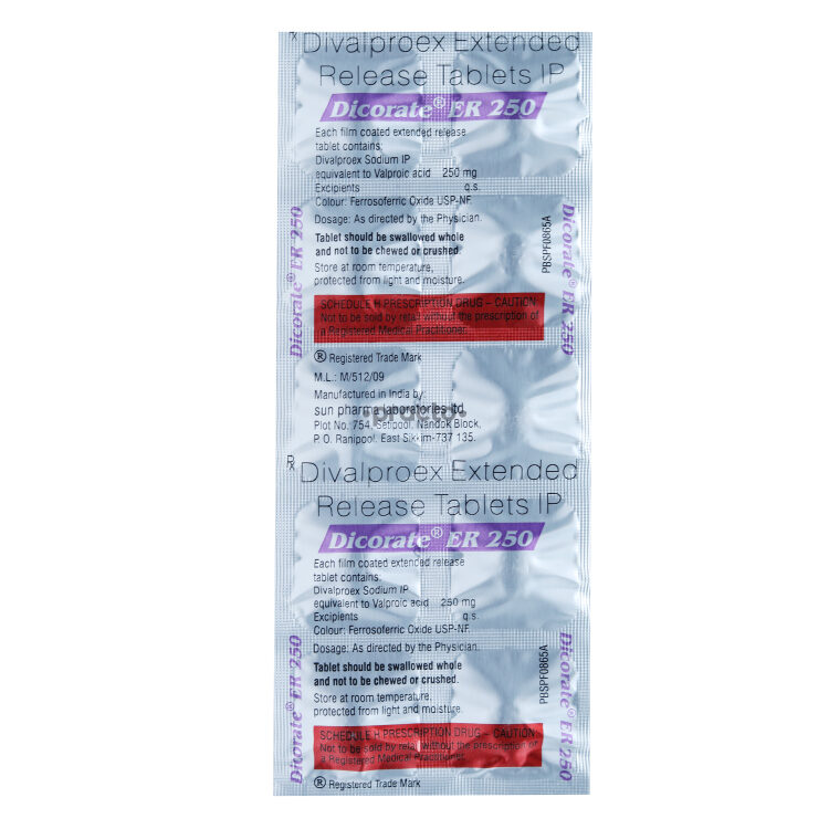 Dicorate 250 MG Tablet - Uses, Dosage, Side Effects, Price, Composition | Practo