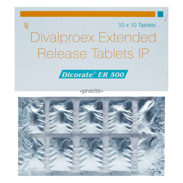 Dicorate 500 MG Tablet - Uses, Dosage, Side Effects, Price, Composition | Practo