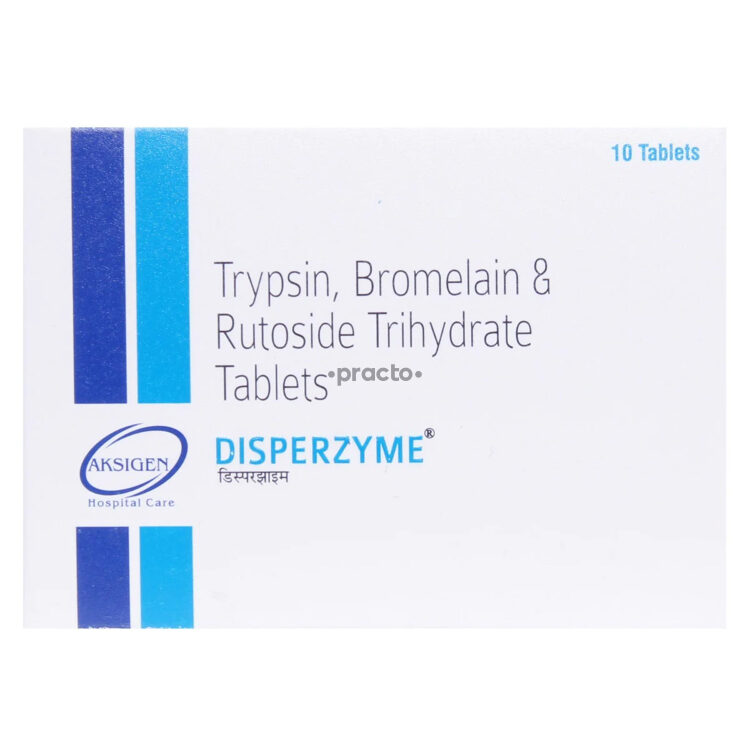 Disperzyme Tablet - Uses, Dosage, Side Effects, Price, Composition | Practo