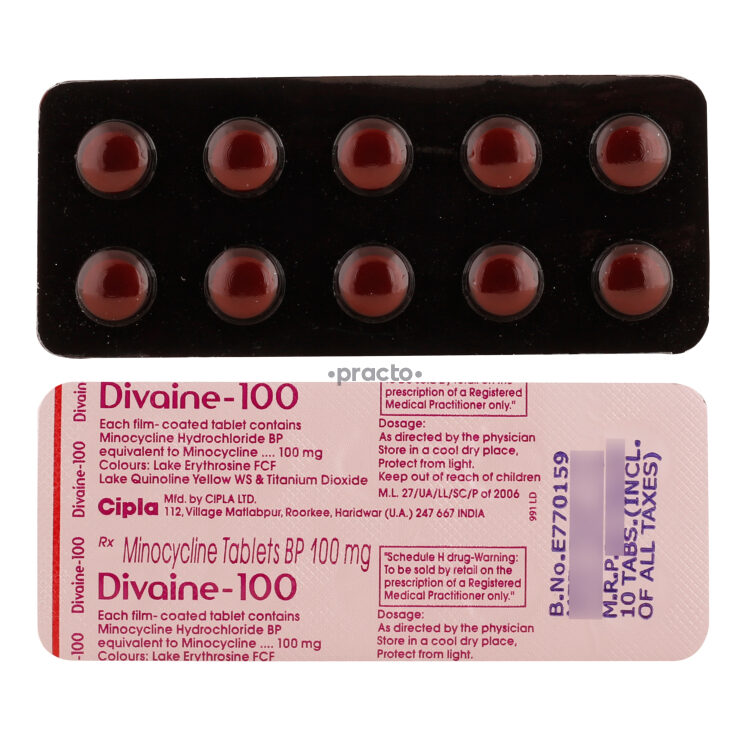 Divaine 100 Mg Tablet - Uses, Dosage, Side Effects, Price, Composition ...