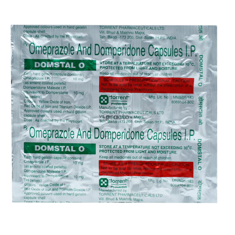 Domstal O Capsule - Uses, Dosage, Side Effects, Price, Composition | Practo